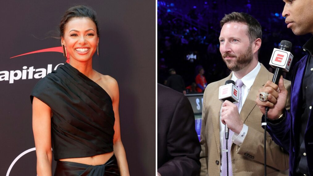 ESPN reporter Malika Andrews broke down in tears as she revealed life-changing family news after ...