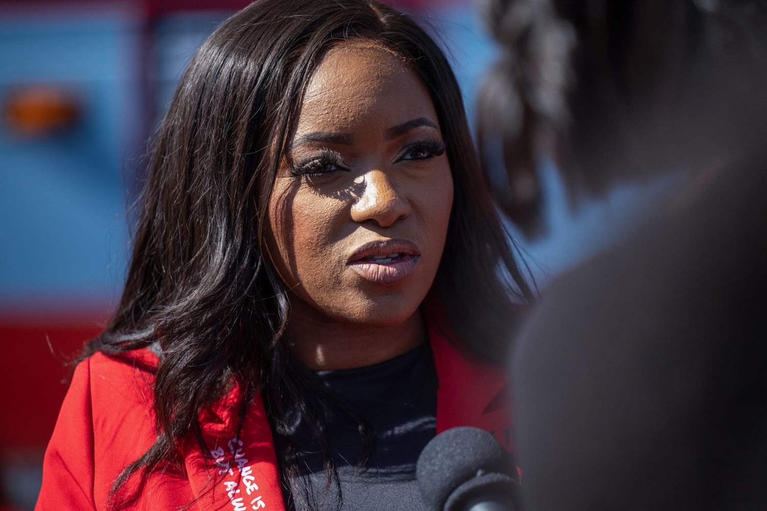 Jasmine Crockett was furious when she presented proof alleging that ...