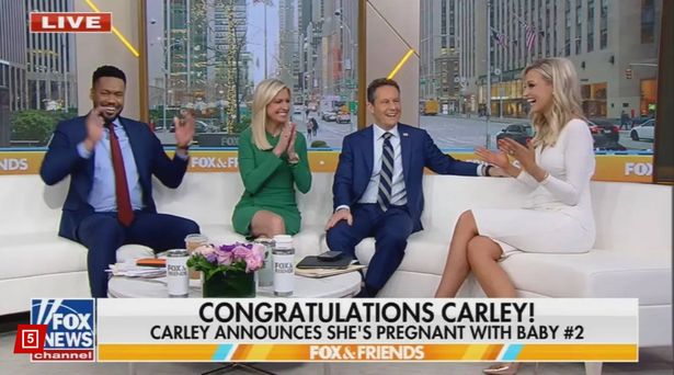 Carley Shimkus from Fox News was thrilled as she revealed a new ...