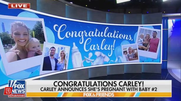 Carley Shimkus of Fox News couldn’t contain her excitement as she ...