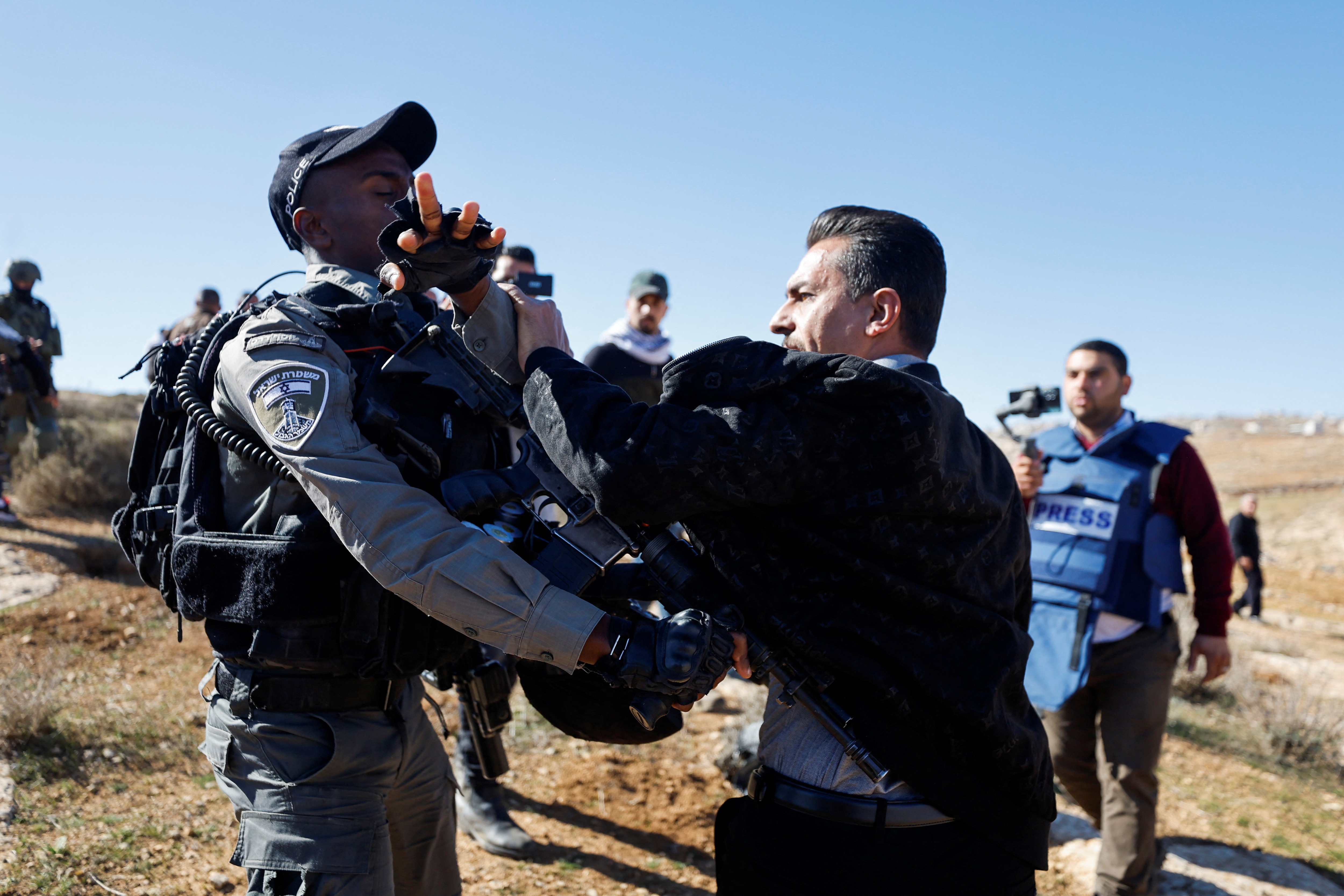 The special protective gear that ITV television journalists in Israel ...