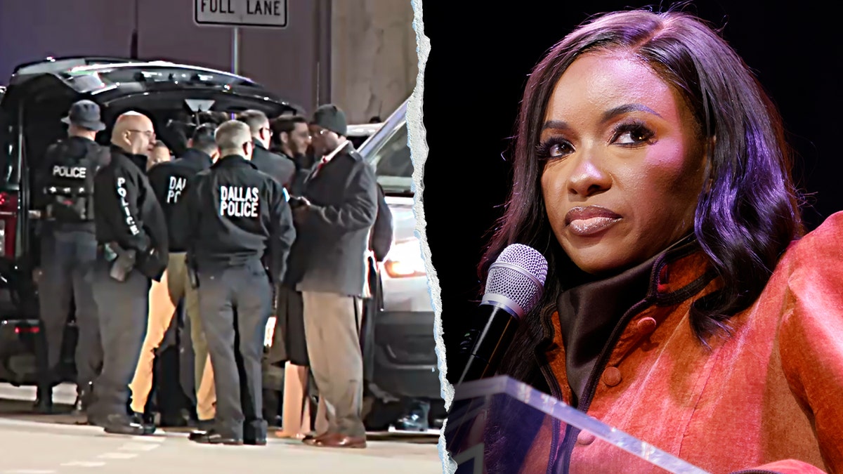 VIDEO: CCTV footage capturing the moment Jasmine Crockett’s security ...